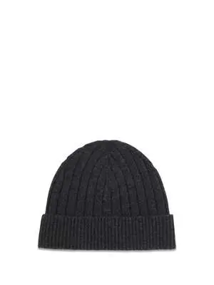 Kiton Wool Beanie Hat - Gray