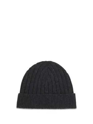 Kiton Wool Beanie Hat - Gray