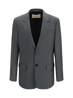 Valentino Garavani Single-breasted Wool And Mohair Jacket