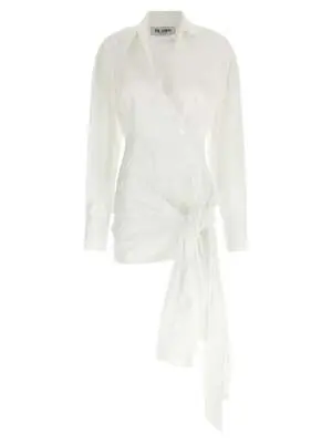 Attico Chemisier Dress - White