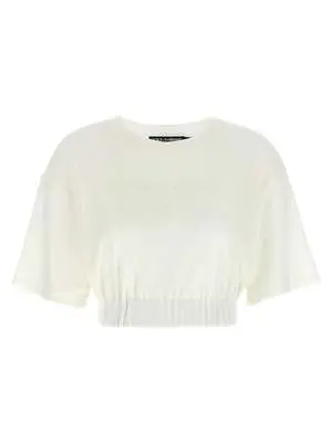 Dolce & Gabbana Logo Chenille Top - White