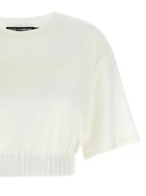Dolce & Gabbana Logo Chenille Top