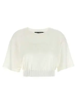 Dolce & Gabbana Logo Chenille Top - White