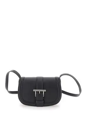 Alexander Mcqueen Black Leather Satchels