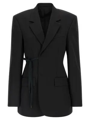 Balenciaga Wrap Tailored' Blazer - Black