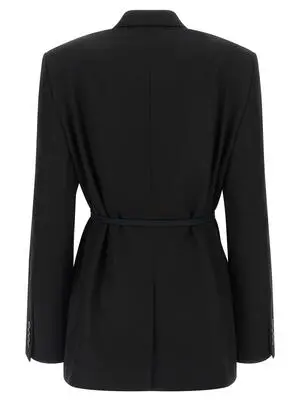Balenciaga Wrap Tailored Wool Blazer