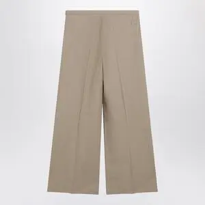 Moncler Cotton Trousers - Cream