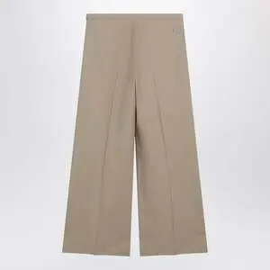 Moncler Cotton Trousers - Cream