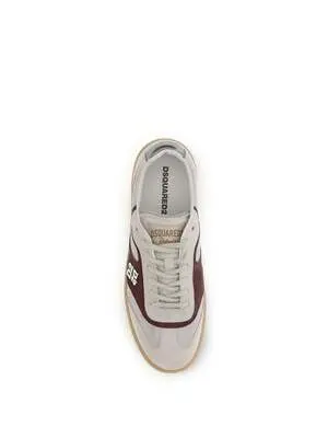 Dsquared2 Leather Sneakers - Cream
