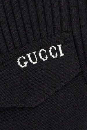 Gucci Ribbed Knit T-shirt With Pocket