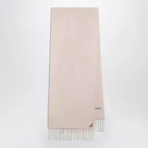 Prada Powder Silk And Cashmere Scarf - Pink