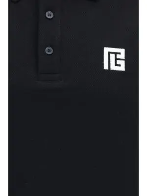Balmain Pb Embroidered Logo Polo