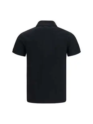 Balmain Pb Embroidered Logo Polo - Black