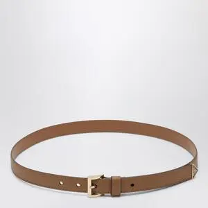 Prada PRADA Saffiano Leather Belt Brown