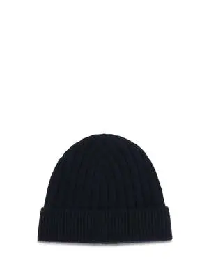 Kiton Wool Beanie Hat - Blue