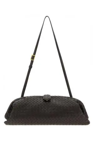 Bottega Veneta Dark Leather Lauren 1979 Clutch - Brown