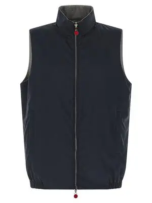 Kiton Nylon Vest - Blue