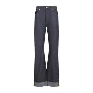 Bottega Veneta Intrecciato Pocket Jeans - Blue
