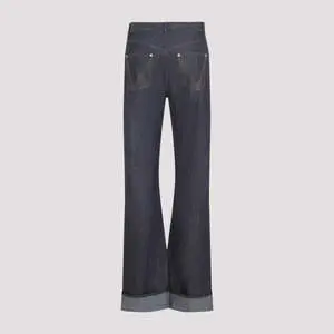 Bottega Veneta Intrecciato Pocket Jeans - Blue