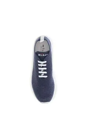 Kiton Fabric Sneakers - Blue
