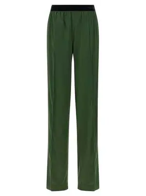 TOM FORD Silk Pants - Green