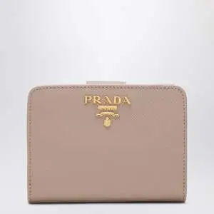 Prada Small Powder- Saffiano Wallet - Pink