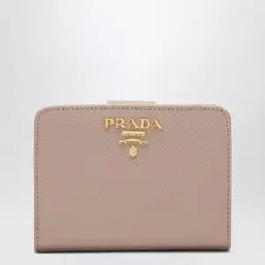 Prada Small Powder- Saffiano Wallet - Pink