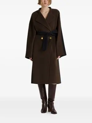 Alberta Ferretti Wool And Cashmere Long Coat