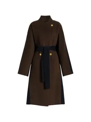 Alberta Ferretti Long Coat - Multicolor