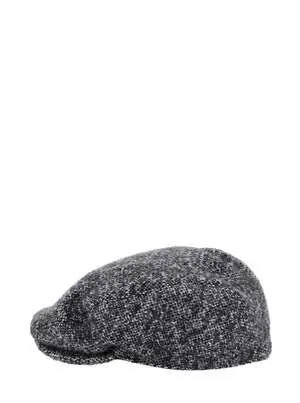 Dolce & Gabbana Grey Hat With Short Brim In Wool Blend