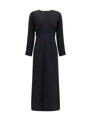 TOTEME Long-sleeve Low-waist Dress - Black