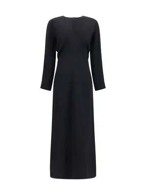 TOTEME Long-sleeve Low-waist Dress - Black