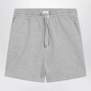 Attico Cotton Shorts - Gray