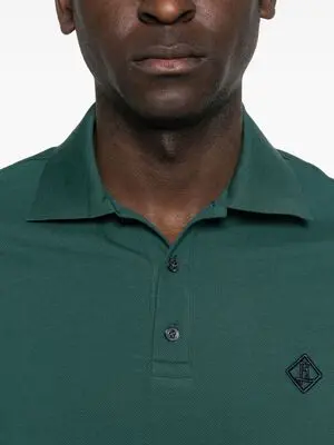 Herno Logo Cotton Polo Shirt