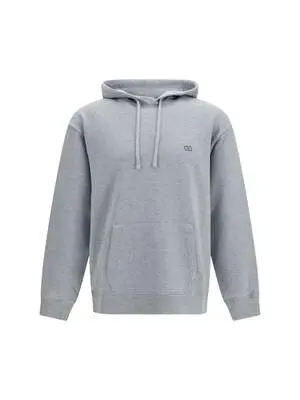 Valentino Garavani Vlogo Signature Hoodie - Gray