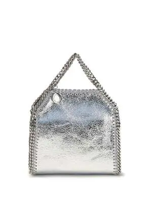 Stella McCartney Metallic Falabella Handbag - Silver