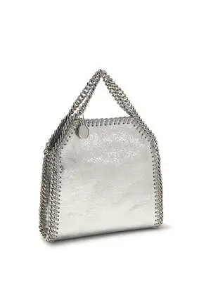 Stella McCartney Metallic Falabella Handbag - Silver