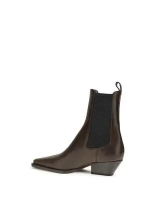 Brunello Cucinelli Leather Ankle Boots - Brown