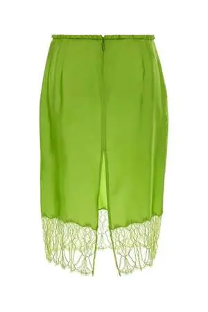 Gucci Fluo Satin Skirt