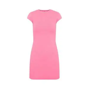 Victoria Beckham Cap Sleeve Fitted Mini Dress - Multicolor