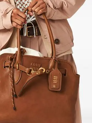 Miu Miu Aventure Medium Leather Handbag