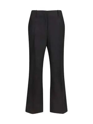 Dries Van Noten Cropped Tailored Pants - Black