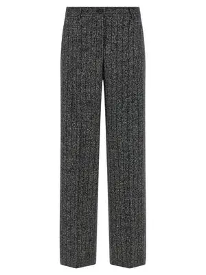 Dolce & Gabbana Striped Wool Pants - Multicolor