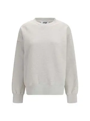 GOLDEN GOOSE Star Cotton Sweatshirt - Gray
