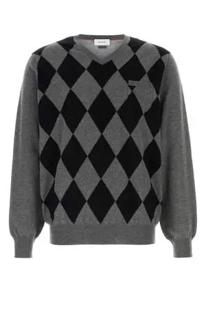 FERRAGAMO Dark Grey Wool Sweater - Gray