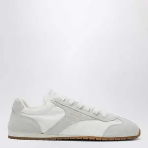 Prada Sneakers With Suede Inserts - White