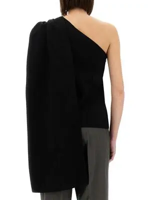 Bottega Veneta Crepe One-shoulder Top