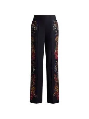 Etro Silk Trousers - Multicolor