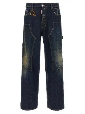 Dsquared2 Loose Carpenter' Jeans - Blue