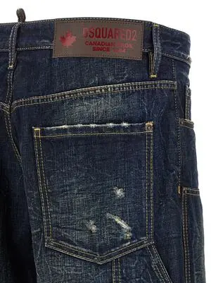 Dsquared2 Loose Carpenter Denim Jeans - Blue